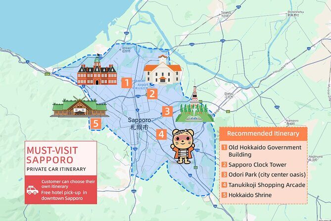 Sapporo Full-Day Tour by Minivan - Transportation and Practicalities
