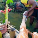 Serene Bamboo Rafting Adventure: - Authenticity and Value