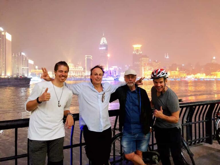 Shanghai Charming Night Small Group Bike Tour - The Itinerary: From French Concession to The Bund