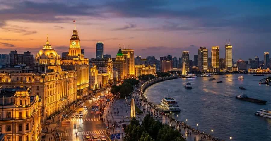 Shanghai City Lights: A Walk Through Time - The Bund: Where East Meets West