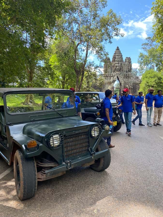 Siem Reap: Angkor Wat Sunrise Jeep Tour off the Beaten Path - Exploring Angkor Thom and Bayon