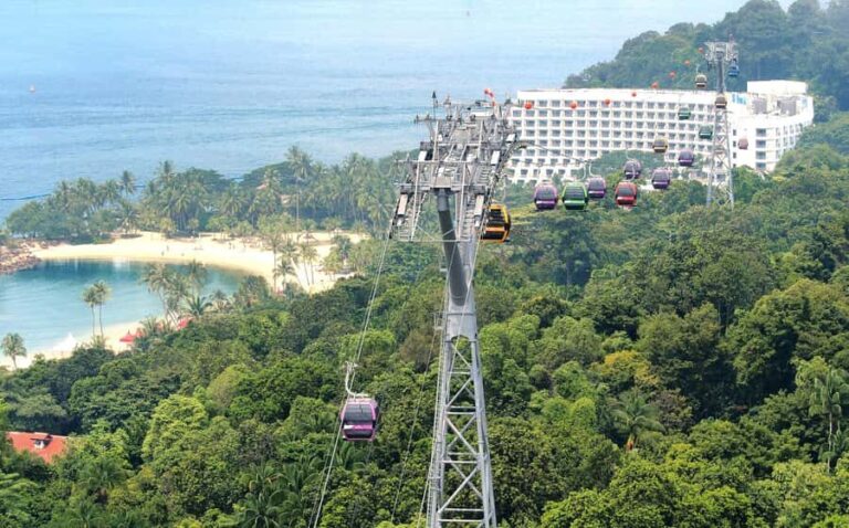 Singapore: Cable Car Skypass + Madame Tussauds Singapore - Sentosa Island and Its Stops