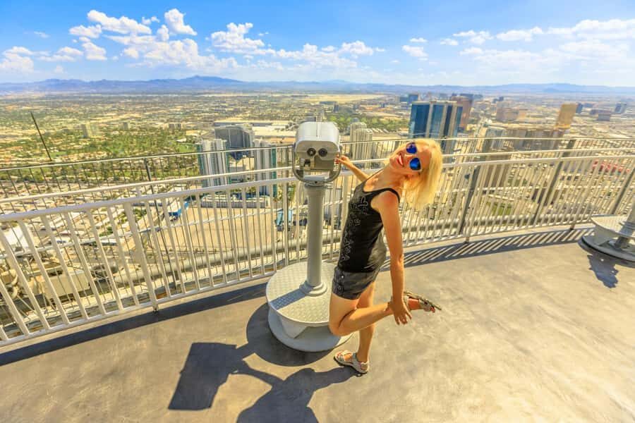 Skip-the-line Las Vegas STRAT Observation Deck Tour - The Observation Decks: Indoor Comfort and Outdoor Flexibility