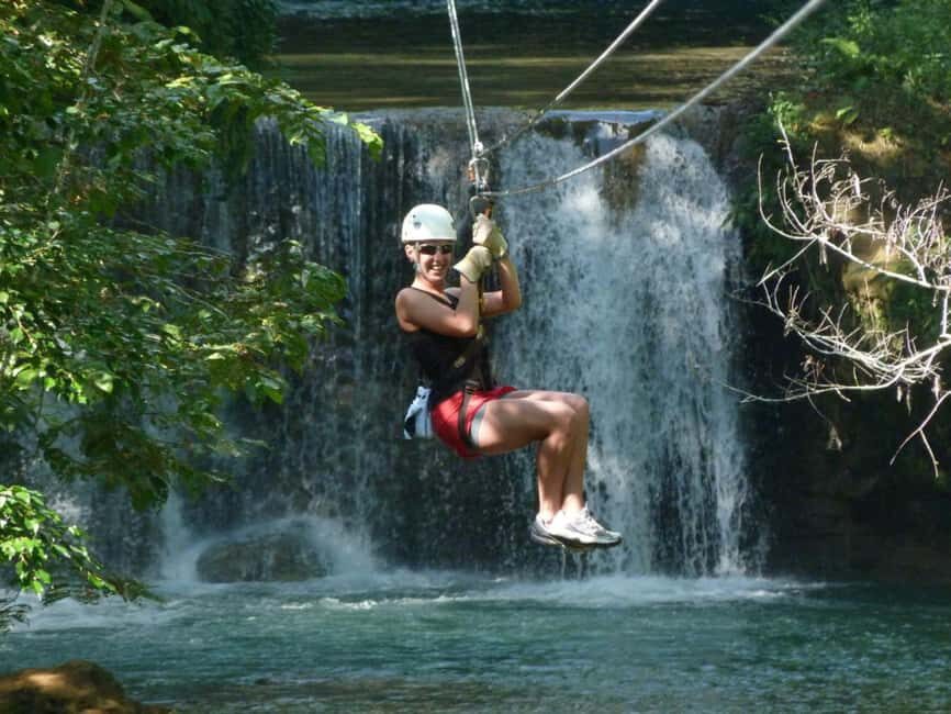 South Coast: YS Falls and Zipline Adventure from Montego Bay - The Zipline Experience: A View from Above
