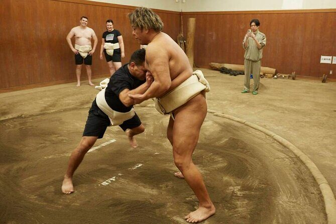 Sumo Training with Mawashi Wearing Photoshoot - The Itinerary in Detail