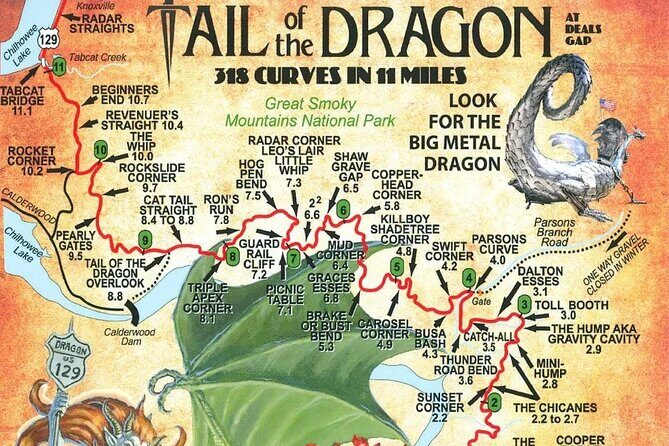 Tail of the Dragon Slingshot Adventure - The Route: More Than Just Curves