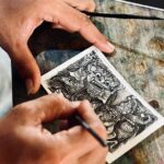 Threads of Tradition Miniature Keliki Painting Workshops - The Artistic Process