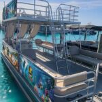 Three Slide Crab Island Party with Paddleboard Lily Pad Cooler - Pricing and Value