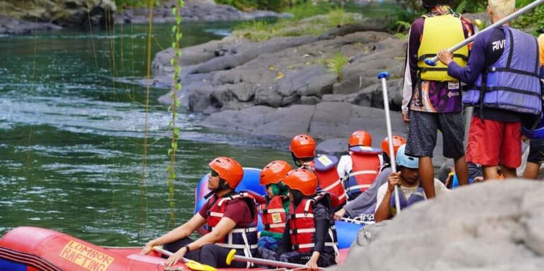 Thrilling Rafting,Benang Kelambu Waterfalls,Cultural Lingsar - The Adventure Begins: Rafting on the Jangkok River