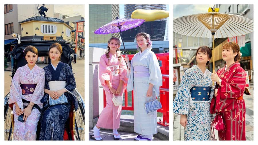 Tokyo: Asakusa Kimono Rental with Hairstyling and Makeup - What the Reviews Say