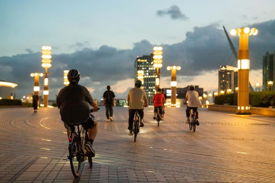 Tokyo Bay Area: Sunset Night View 3h E-bike Guided Tour - Highlights Along the Route