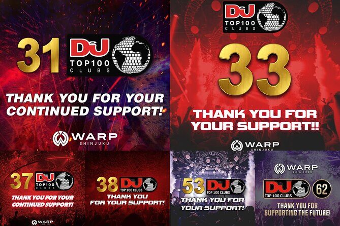 Tokyo Shinjuku: WARP Nightclub Admission Ticket (For Foreign) - What the Reviews Say