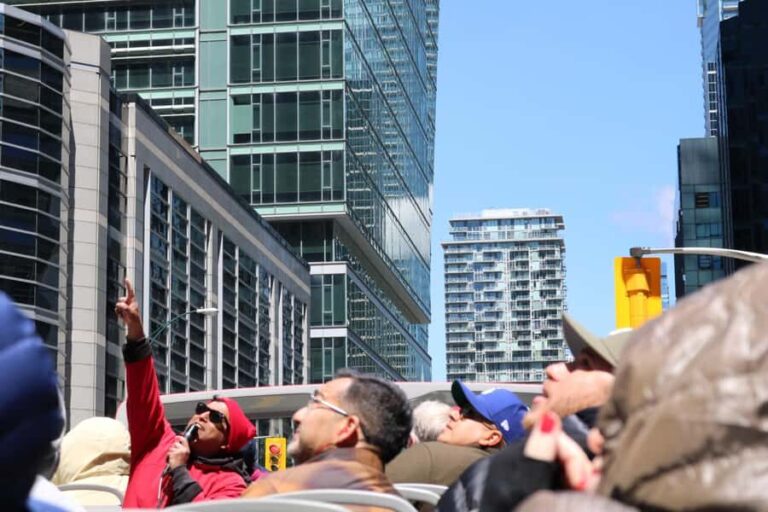 Toronto: Hop-On Hop-Off Bus Tour with Harbour Cruise - The Bus Itinerary and Highlights