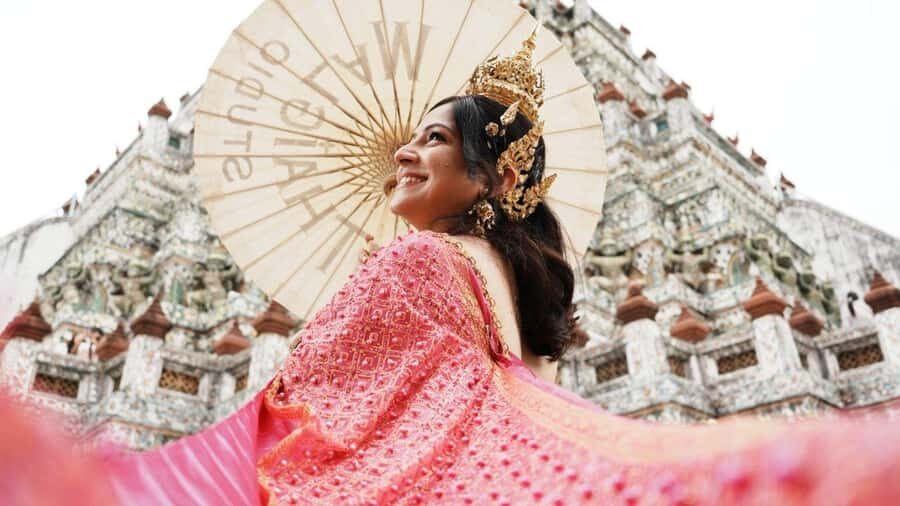 Traditional Thai Makeover, hairdo & Photoshoot at Wat Arun - The Artistic and Cultural Value