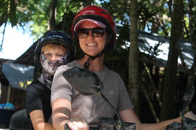 Triple Family Adventure - Waterfalls, Zipline & ATV Tour w/ Lunch - The Waterfall Refreshment: A Cooling Break