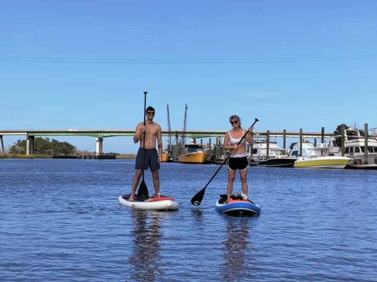 Tybee Island: Paddleboard Tour with optional Yoga Stretch - What the Tour Looks Like Step-by-Step