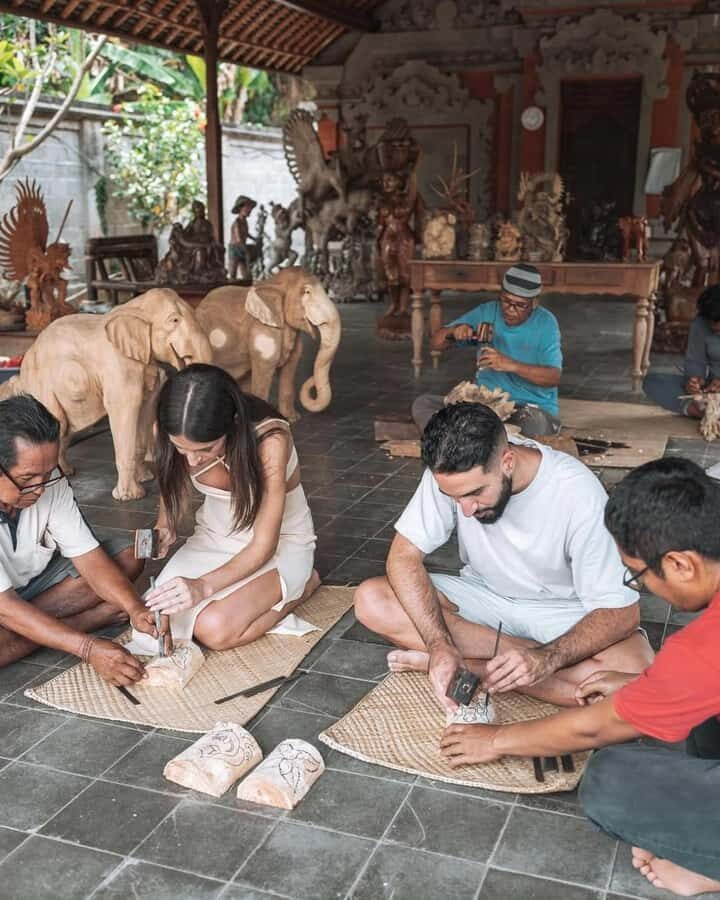 Ubud: Art Heritage Tour with Museum and Carving Studio - Semar Kuning Art Village: A Creative Hotspot