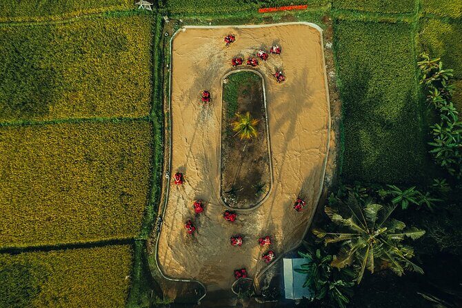 Ubud ATV Ride through River Jungle Rice Fields Puddles - The White Water Rafting Experience