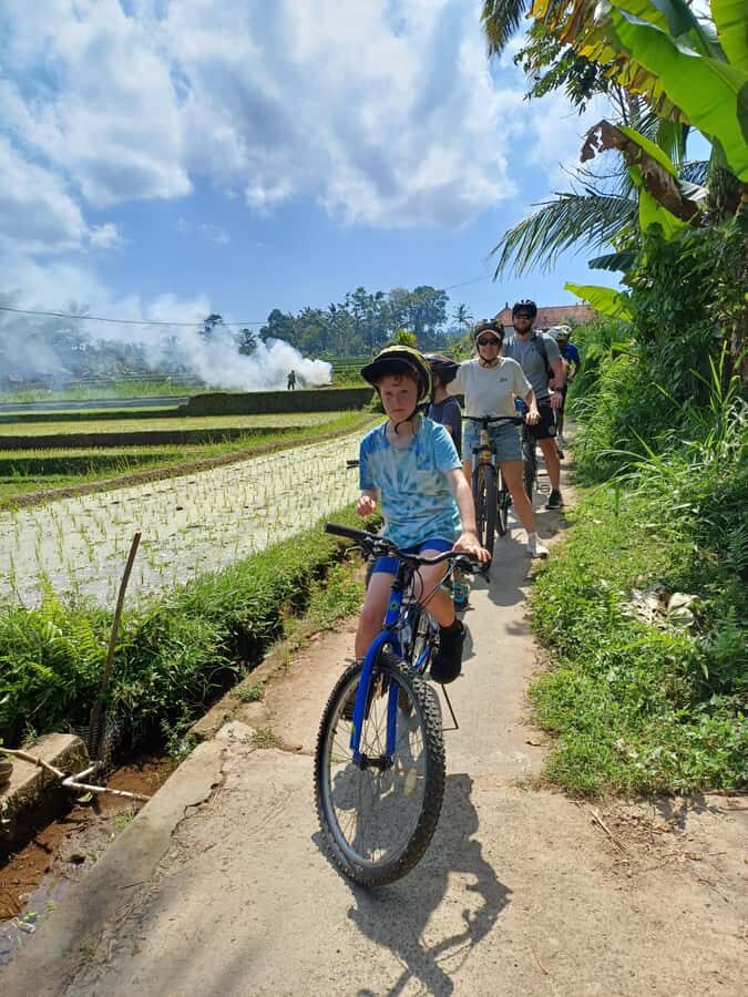 Ubud Eco Culture Cycling - Cycling Through Sukma Street and Ubud’s Iconic Monkey Forest