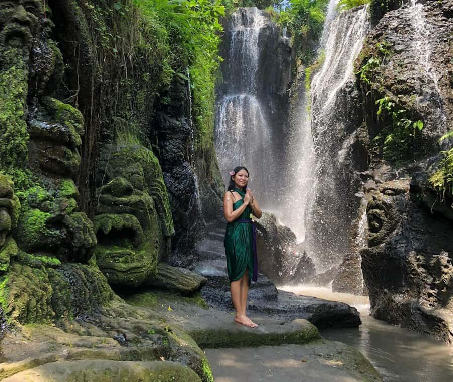 ubud griya beji waterfalls : purification ceremony - The Experience at Griya Beji Waterfalls