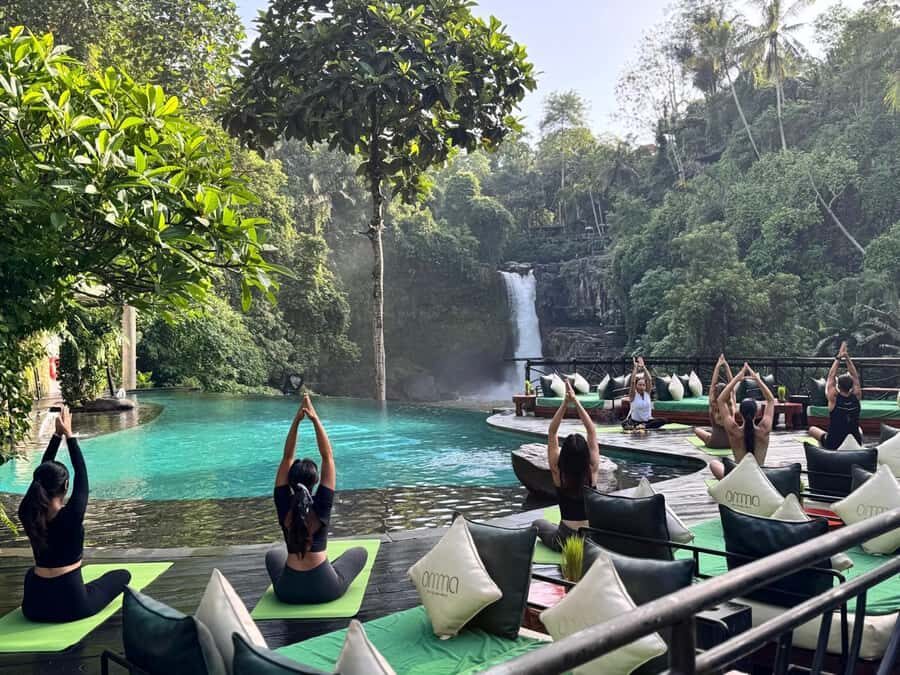 Ubud: Sunrise Yoga and Waterfall Blessing - The Itinerary in Detail