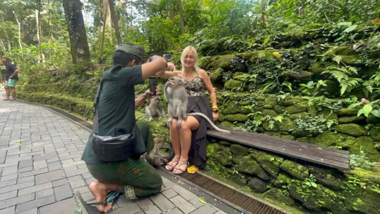 Ubud Tour Include Ticket Monkey Forest Rice Terrace and more - The Iconic Tegelalang Rice Terrace