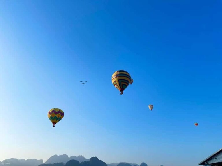 Vang Vieng: Hot Air Balloon Ride at Sunrise or Sunset - What to Expect During Your Flight