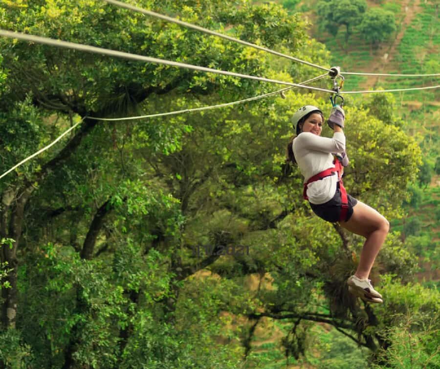 Vang Vieng: Zipline + Wolf Cave + Water Cave + Blue Lake 1 - The Thrill of Jungle Ziplining