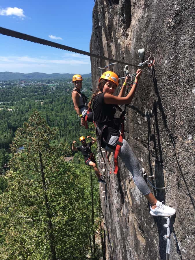 Via Ferrata Mont-Catherine near Mont-Tremblant - The Top of Mont-Catherine: Views and Photo Opportunities