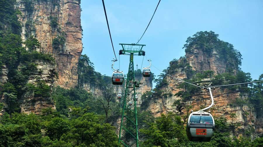 Zhangjiajie Avatar Mountain Ticket Cabel CarElevatorE-map - Detailed Breakdown of the Itinerary