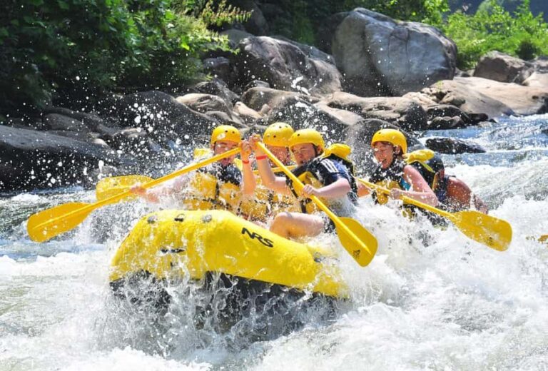 Phuket: Bamboo & Water Rafting with Elephant Bathing - White-Water Rafting: For the Brave