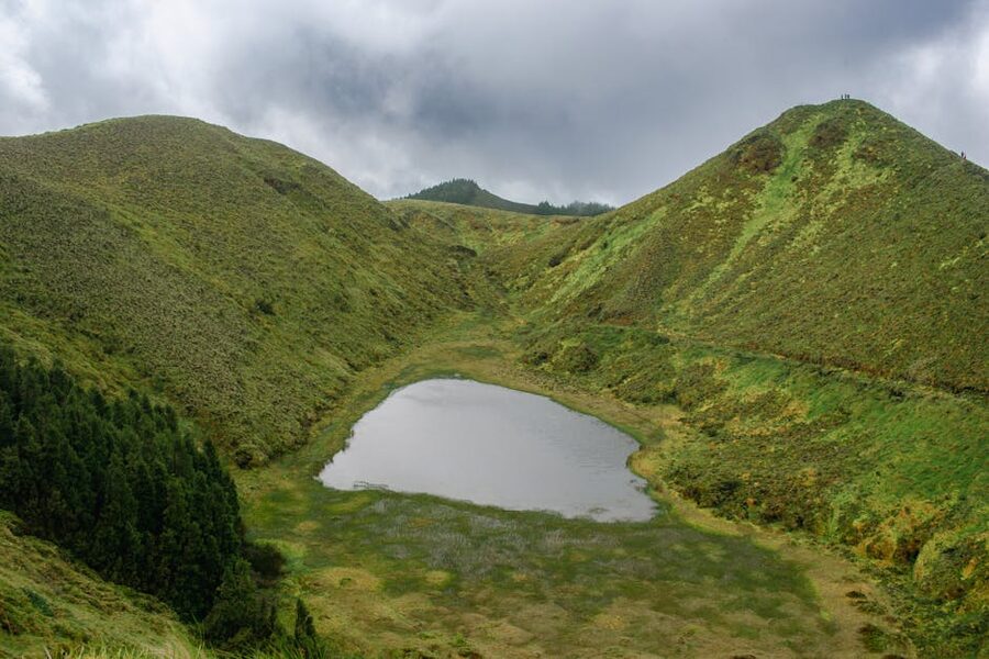 São Miguel crater lake landscape