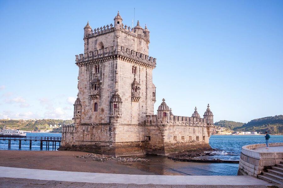 Belem Tower on the Tagus River waterfront