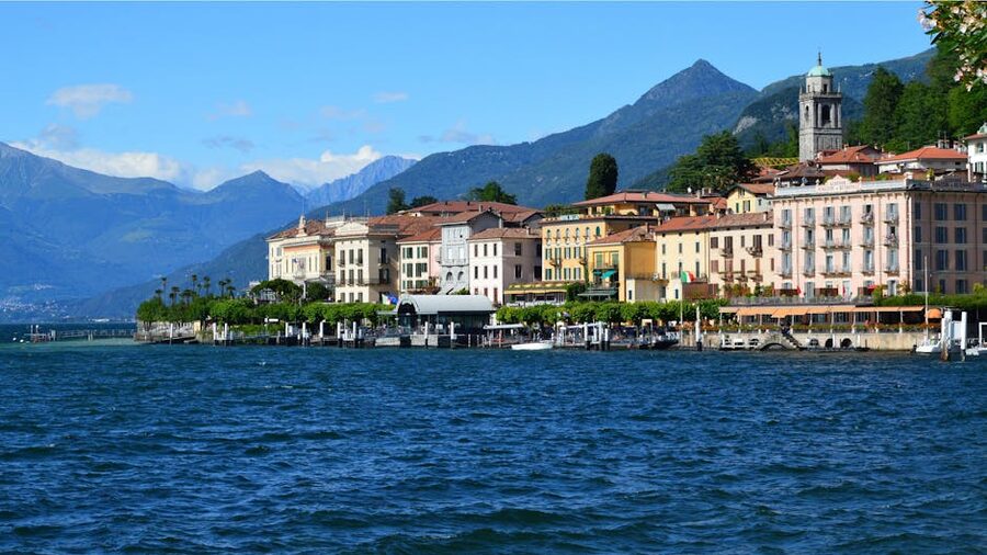 Bellagio town by Lake Como, Italy