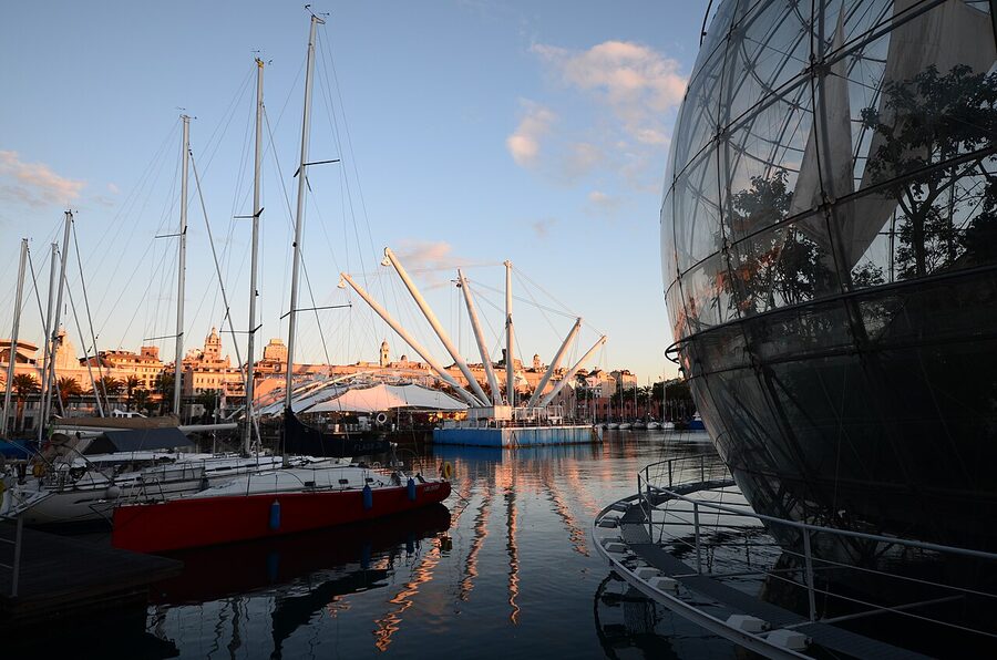 Biosfera Renzo Piano Genoa greenhouse