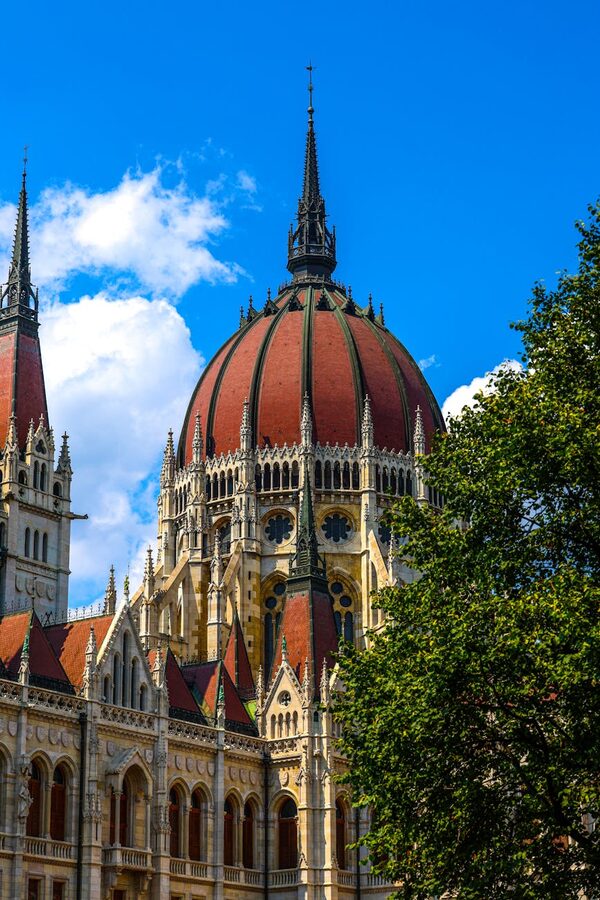 Gothic Revival dome of the Hungarian Parliament