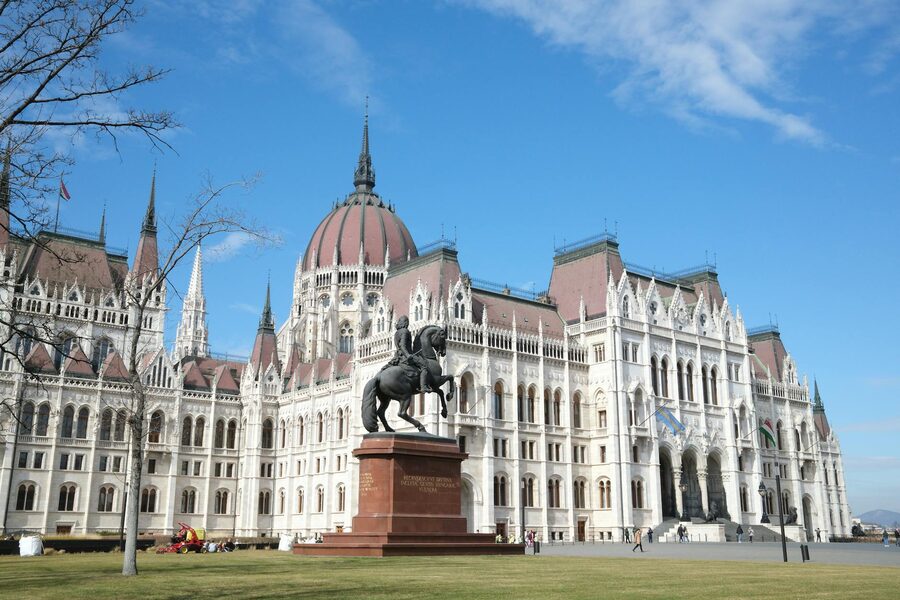 Budapest Parliament Building under clear sky