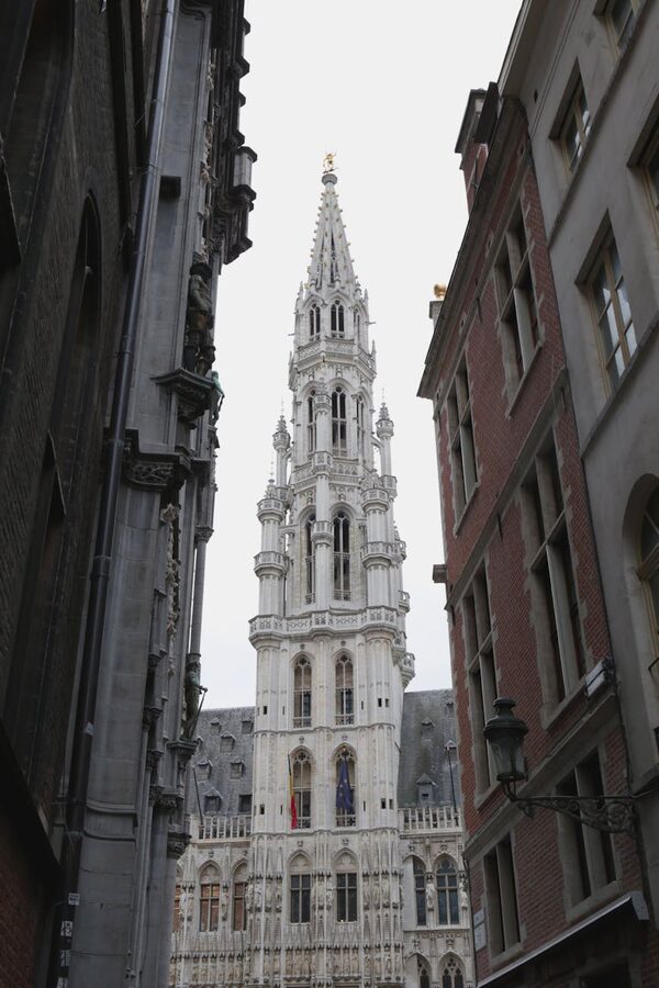 Town Hall tower in Brussels