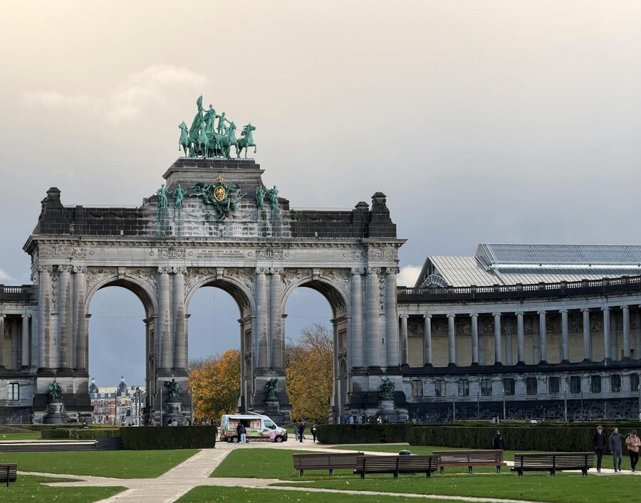 Cinquantenaire Arcades in Brussels