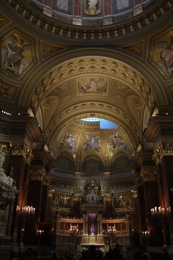 Historic interior of St Stephens Basilica