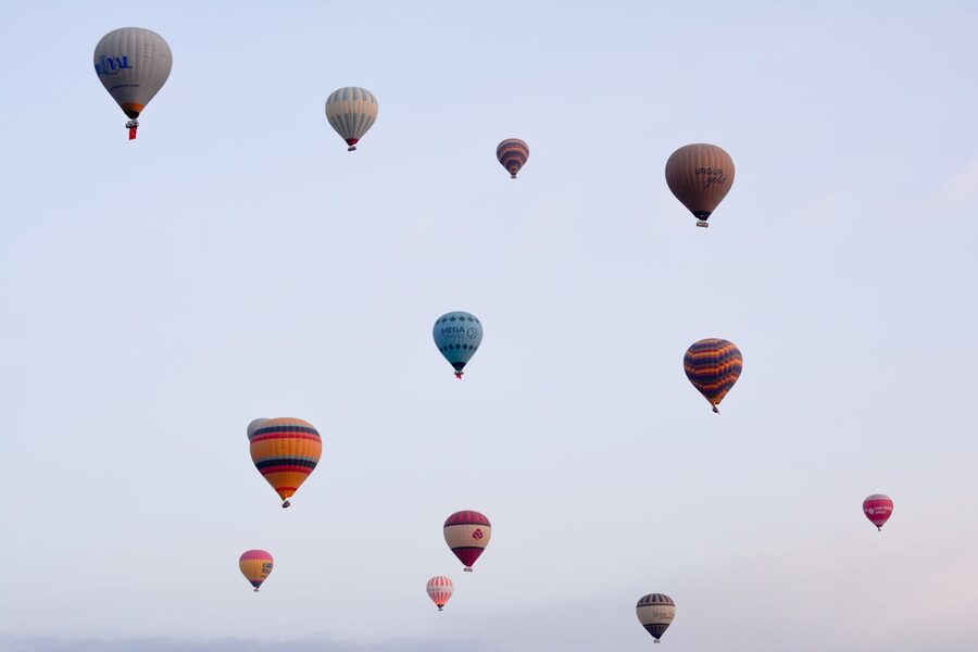 Cappadocia balloon in the morning