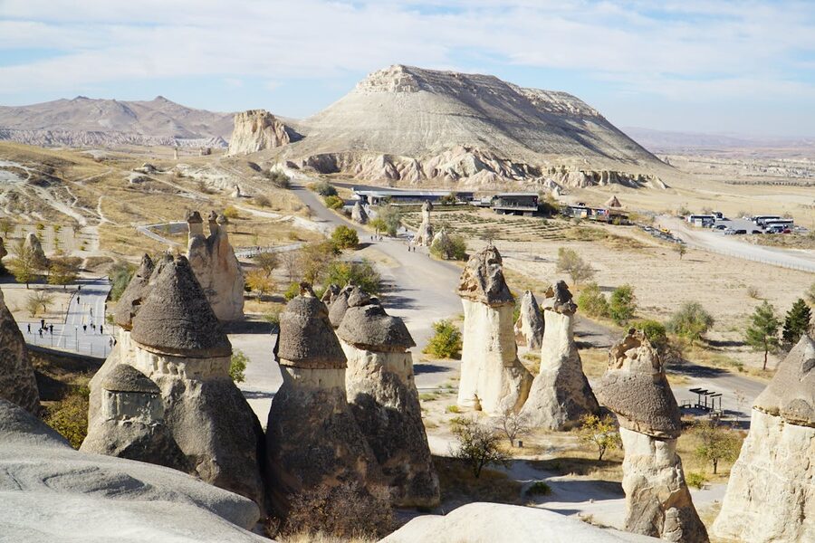 Dramatic Cappadocia landscape