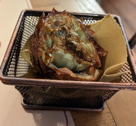 Carciofi alla Giudia Roman Jewish-style fried artichokes