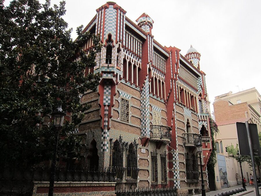 Casa Vicens panoramio Barcelona view