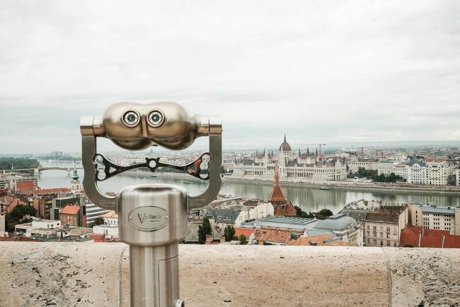 View from Castle Hill overlooking Budapest