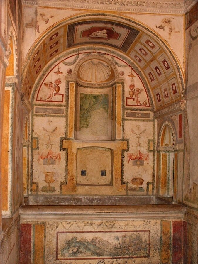 Clement VII bathroom frescoes, Castel Sant'Angelo