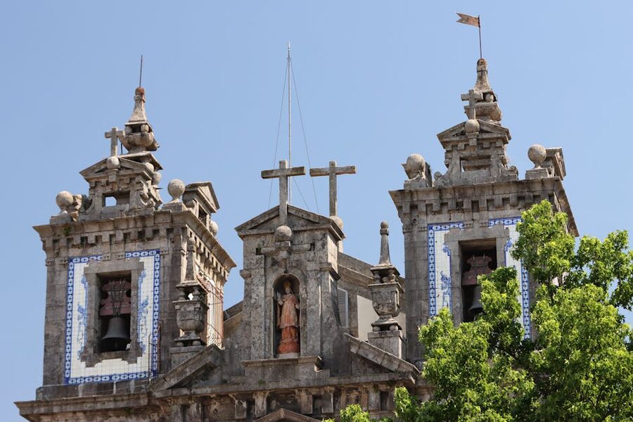 Porto Gothic church towers