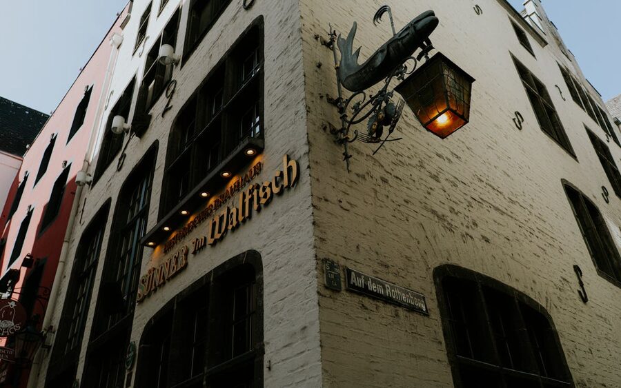 Sünner im Walfisch traditional brewery in Cologne Germany old town