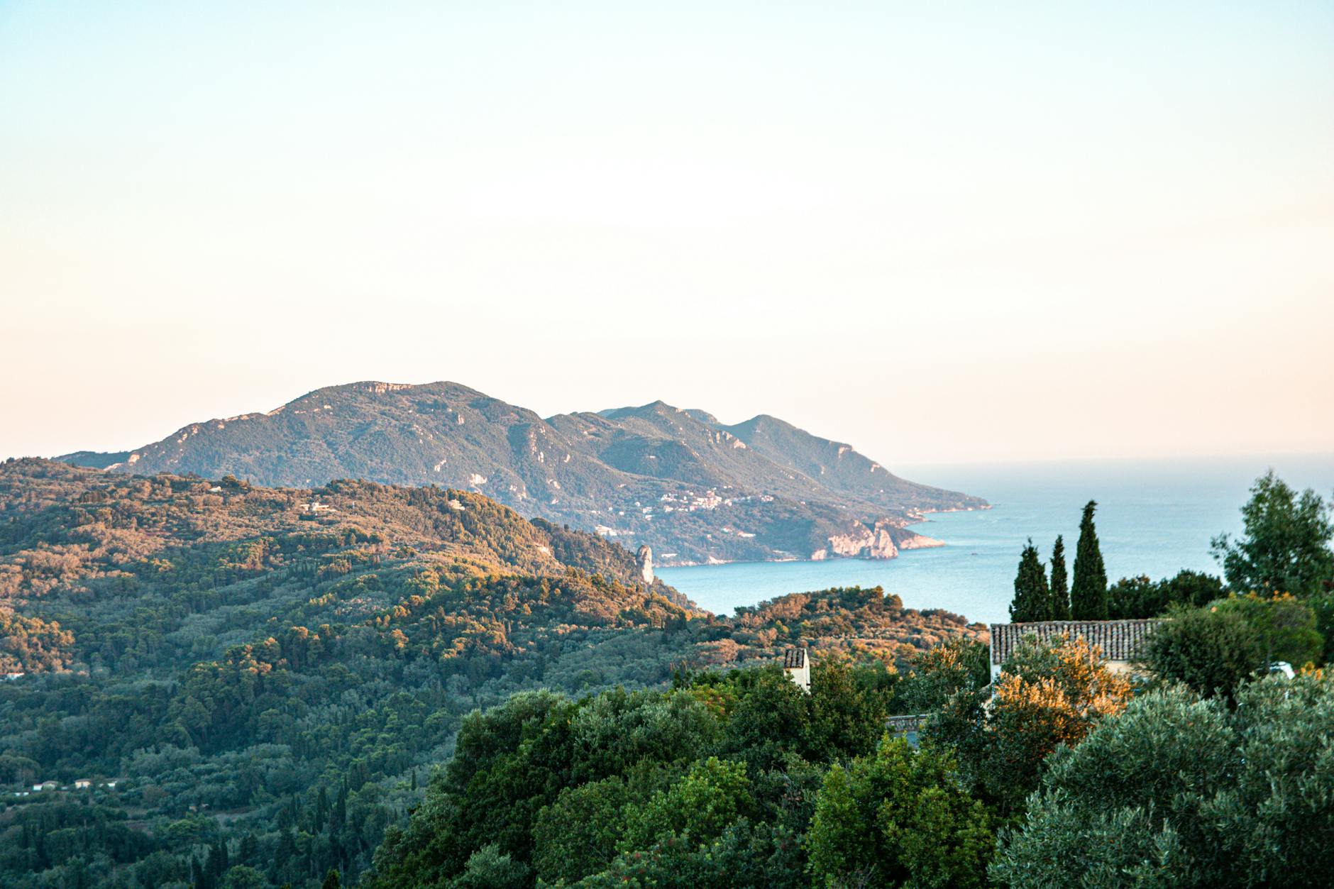 Landscape view of Corfu