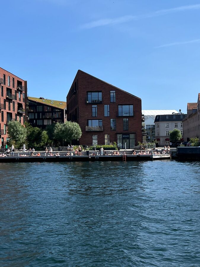 Modern waterfront architecture along Copenhagen harbour